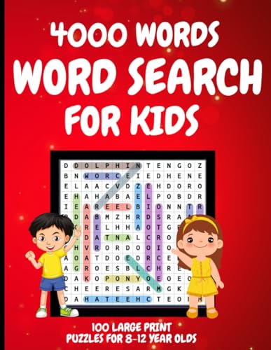 Word Search for Kids Ages 8-12 Years Old | 100 Fun Word Search Puzzles ...
