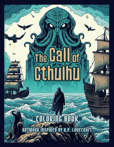 The Call of Cthulhu: Coloring Book for Adults - Artwork Inspired by H.P ...