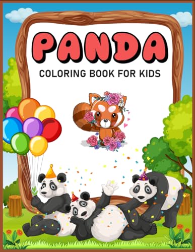 Panda Coloring Book For Kids: Playful Panda Coloring Fun for Young ...