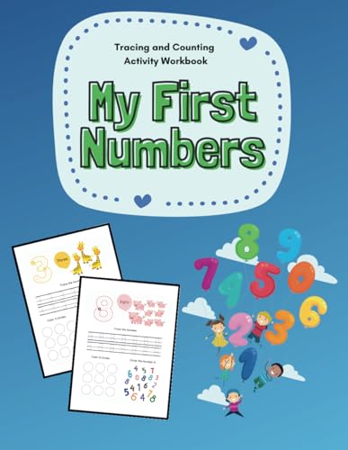 My First Numbers Activity Book: Tracing and counting Activity Workbook ...