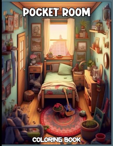 Pocket Room Coloring Book: Explore a compilation of 50 coloring pages ...