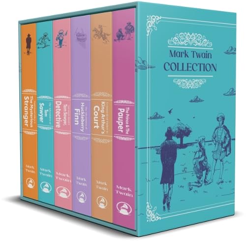 The Mark Twain 6 Book Deluxe Hardback Collection Set by Mark Twain ...