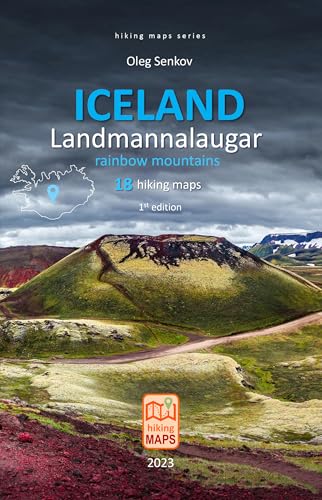 ICELAND, Landmannalaugar rainbow mountains, hiking maps by Oleg Senkov ...