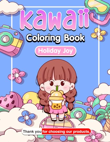 Kawaii Coloring Book: Adorable Fun for Endless Creativity: Cuteness ...