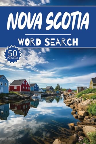 Nova Scotia Word Search: 50 Halifax Puzzles, Word Find, Vocabulary ...