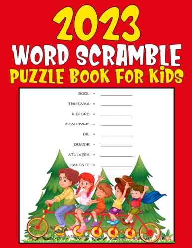 2023 Word Scramble Puzzle Book For Kids: By utilizing these puzzles you ...