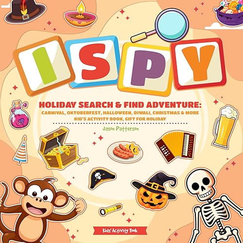 I Spy Holiday Search & Find Adventure: Holiday Book For Kid! A Gift for ...