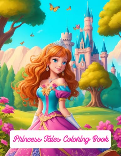 Princess Tales Coloring Book Sparking Creativity in Young Girls ...
