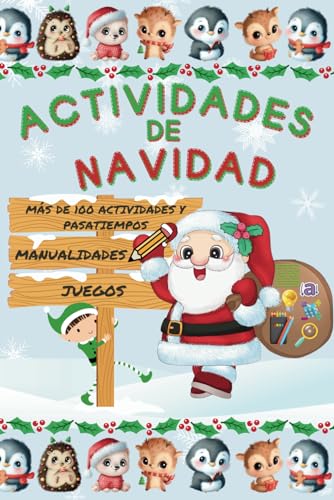 Actividades de Navidad. Libro de actividades navideñas. Más de 100 ...