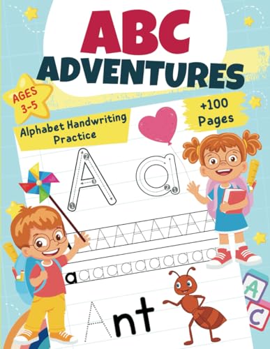 ABC Adventures: Alphabet handwriting practice workbook for kids: A-Z ...