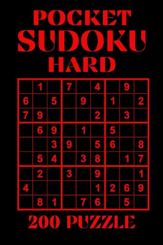 Pocket Sudoku Hard Level: A compact Puzzle Book for Travel Friendly ...