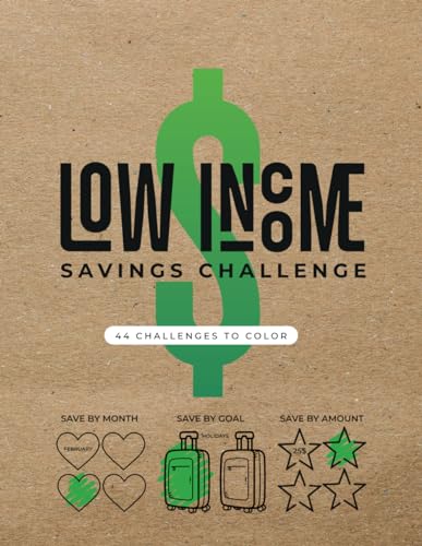 Low Income Savings Challenge Color Book: Fun way to Save Money | Saving ...