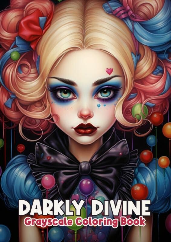 Darkly Divine Grayscale Coloring Book by Nori Art Coloring | Goodreads