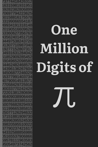 One Million Digits Of Pi: First 1 Million digits of Pi / Decimal Places ...