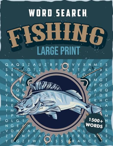 Fishing Word Search Large Print: Large Print Fishing Fun and ...