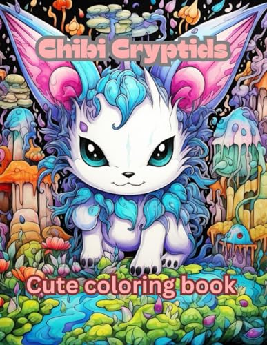 Chibi Cryptids Cute Coloring Book: A Ho-Ho-Ho-rrifying Coloring Book by ...