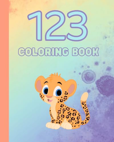 123 Coloring Book: 123 Coloring Book for Kids 8 x 10" by Babbling ...