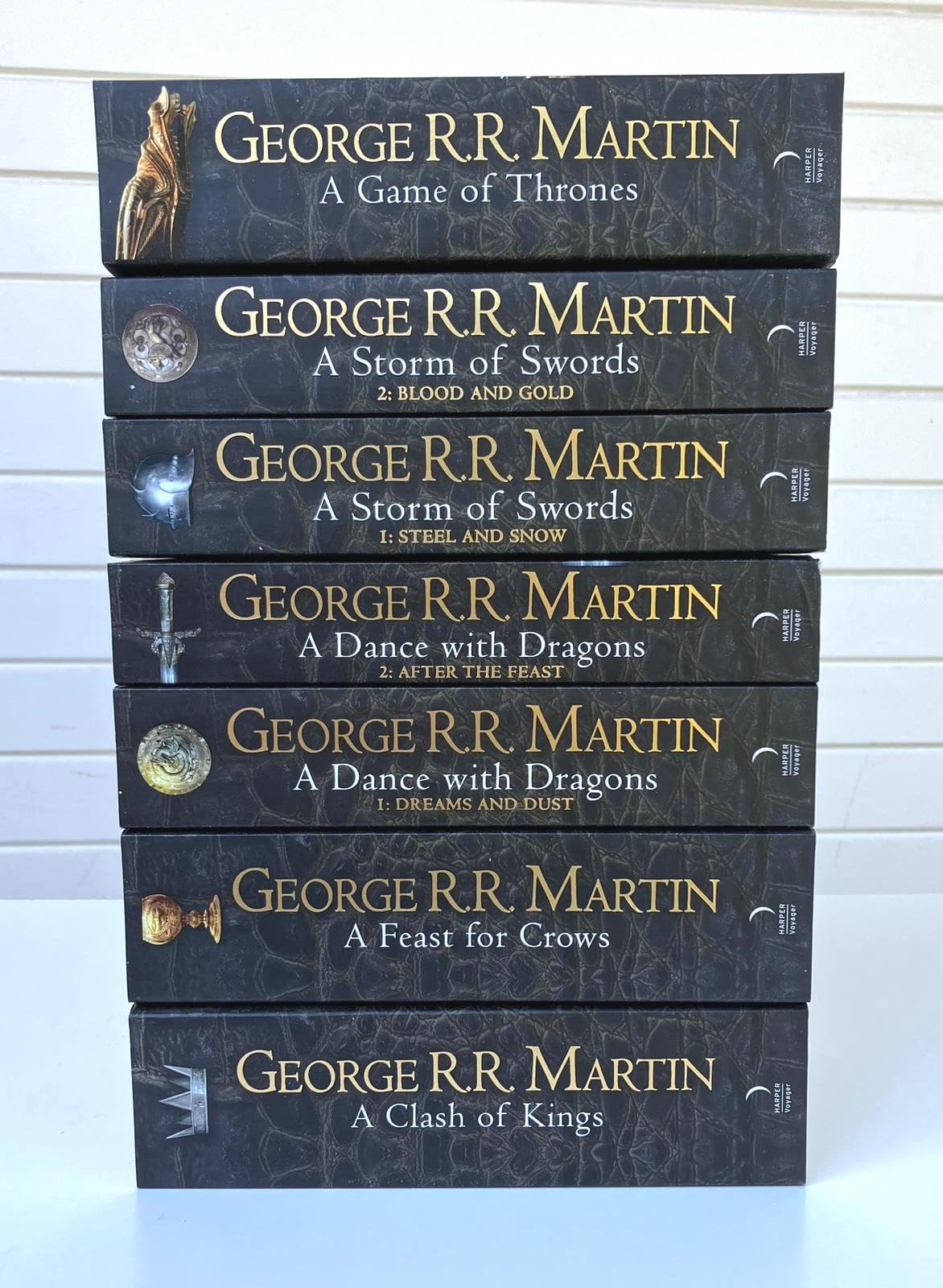 A Song Of Ice And Fire 7 Books Set By George R. R. Martin by George R.R ...