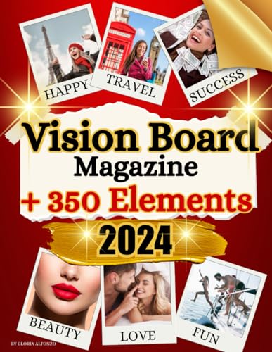 Vision Board Magazines: The Ultimate 2024 Vision Board Clip Art Book ...