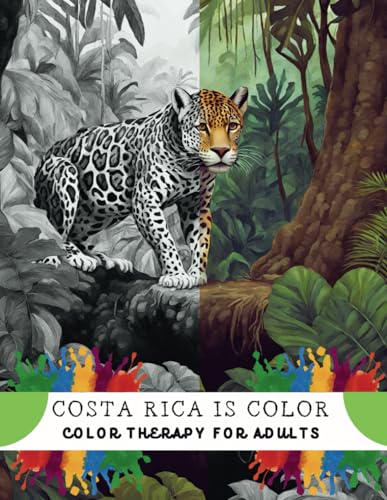Costa Rica is Color: Costa Rica Wildlife Adult Coloring Book with ...