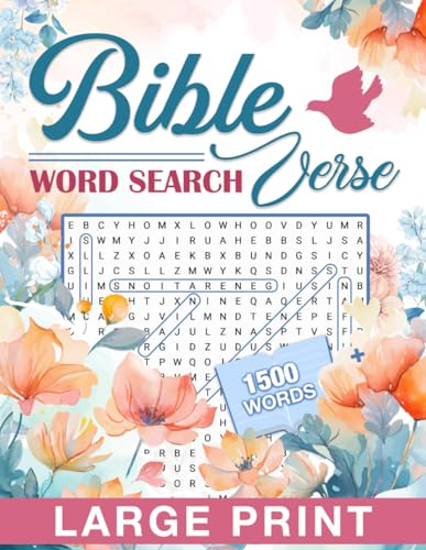 Bible Verse Word Search Large Print: Seek Peace and Inspiration with ...