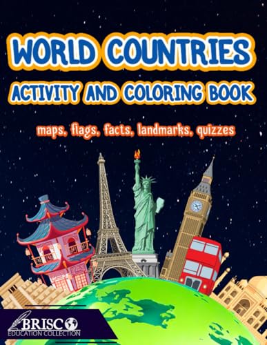 World Countries Activity and Coloring Book: A detailed Geography ...