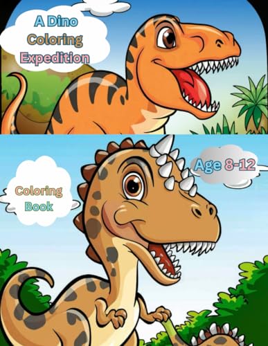 A Dino Coloring Expedition: Roar with Creativity in a Prehistoric ...