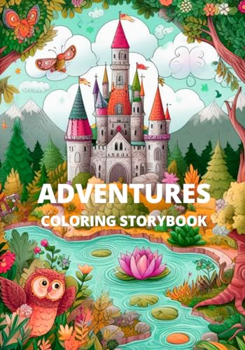 Adventures Coloring Storybook: Stories Coloring Book For kids by Amy ...