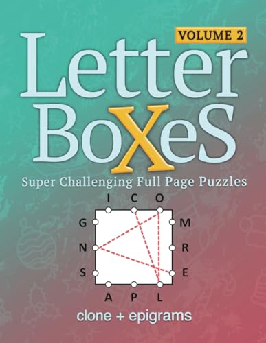 Letter Boxes 200 word Puzzles: Puzzles and Solutions by Lillian David ...