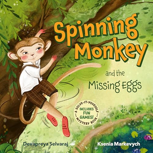 Spinning Monkey and the Missing Eggs: An Interactive Picture Book with ...