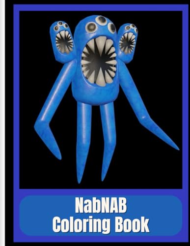 NabNAB Coloring Book: 60+ Jumbo Fun Coloring Pages For Kids All ...