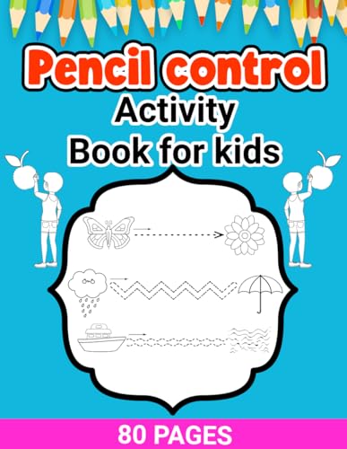 Kindergarten Pencil Control Tracing Book: Fun Activities by Worksheet ...