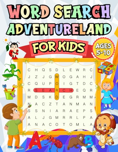 Word Search Book for kids: Adventurous word search for children: fun ...