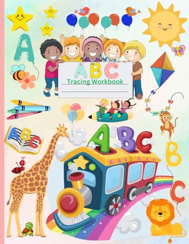 ABC Tracing Workbook: Alphabet Letter Tracing and Coloring, Fun ...