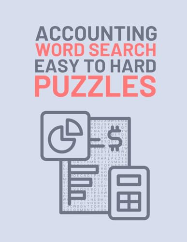 Accounting Word Search Book: Easy To Hard Word Find Puzzles For ...