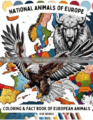 National Animals of Europe: Coloring & Fact Book of European Animals by ...