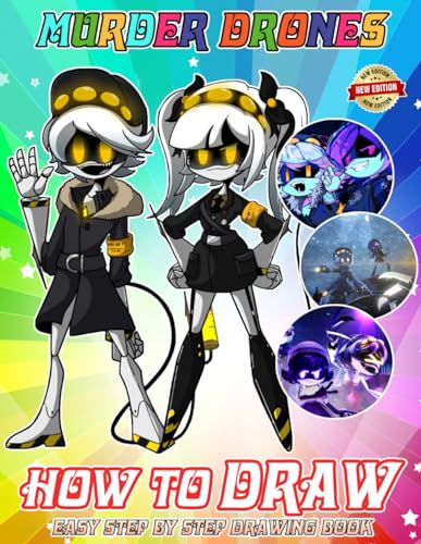 How to Draw Mur.der Dro.nes and Coloring Book: Learn How to Draw Mur ...