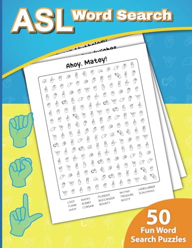 ASL Word Search: 50 Fun Word Search Puzzles! by Banyan Tree Publishing ...