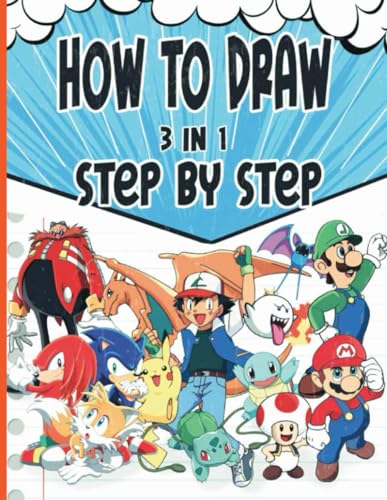 How to Draw 3IN1 Characters: Learn to Draw All Your Most Characters ...