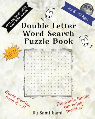 Double Letter Word Search Puzzle Book: Puzzle book for Ages 8 - 99 and ...