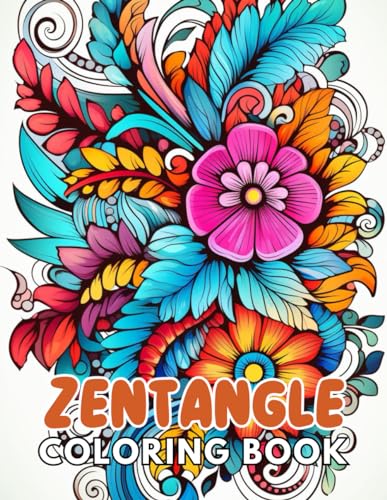 Zentangle Coloring Book: High Quality and Unique Colouring Pages by ...