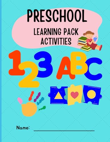 Preschool Activity Book: Learn to Count, Alphabet, Cut Lines, Shapes ...