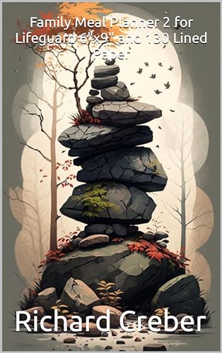 Family Meal Planner 2 for Lifeguard 6"x9" and 130 Lined Paper by ...