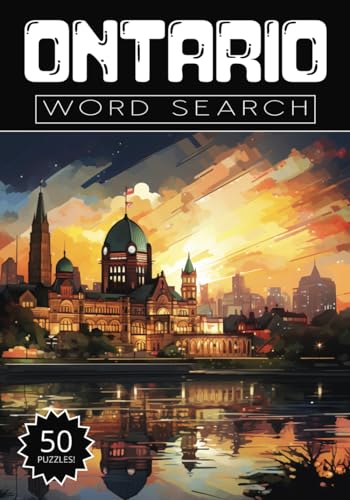 Ontario Word Search: 50 Toronto Puzzles, Word Find, Vocabulary Activity ...
