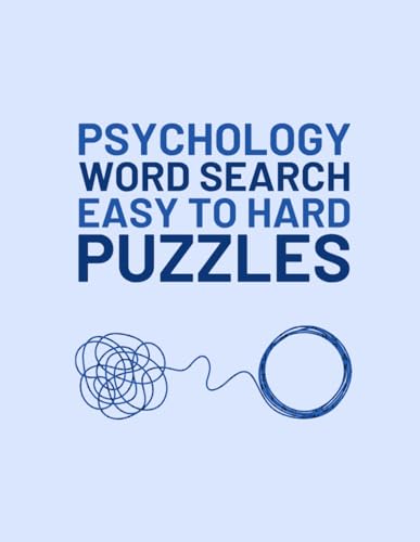 Psychology Word Search Book: Easy To Hard Word Find Puzzles About ...