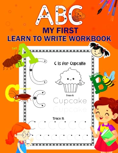 ABC My First Learn To Write Workbook: This Practice is for Kids with ...