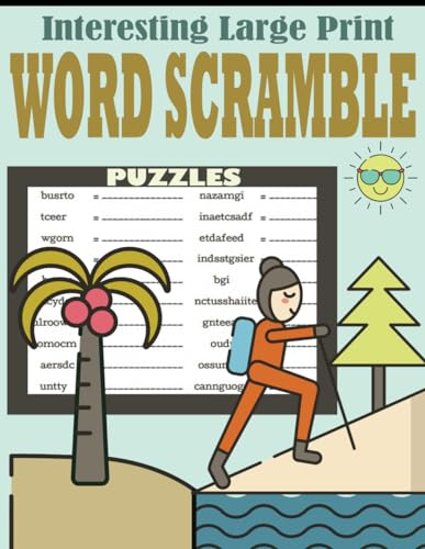 Interesting Large Print Word Scramble Puzzles: Fun and Challenging ...