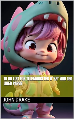 To Do List for Telemarketer 6"x9" and 190 Lined Paper by John Drake ...