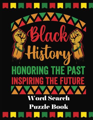 Black History Word Search Puzzle Book: A Challenging Way to Celebrate ...