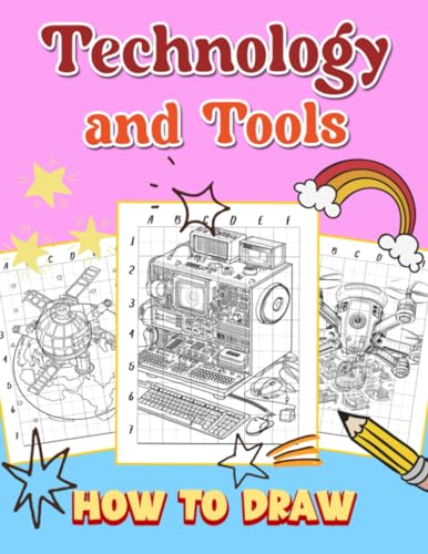 How To Draw Technology and Tools: Step-by-Step Drawing Guide for Kids ...